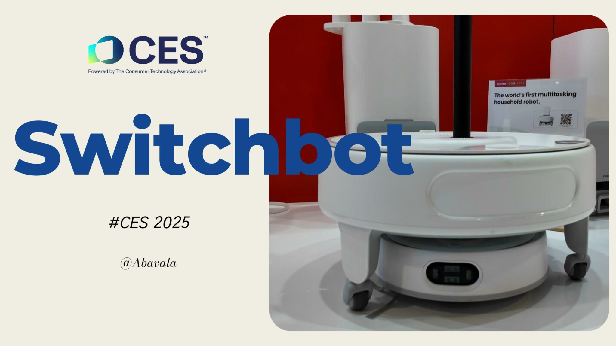 CES 2025 : Switchbot tranforme son robot aspirateur K20+ Pro en robot multifonction